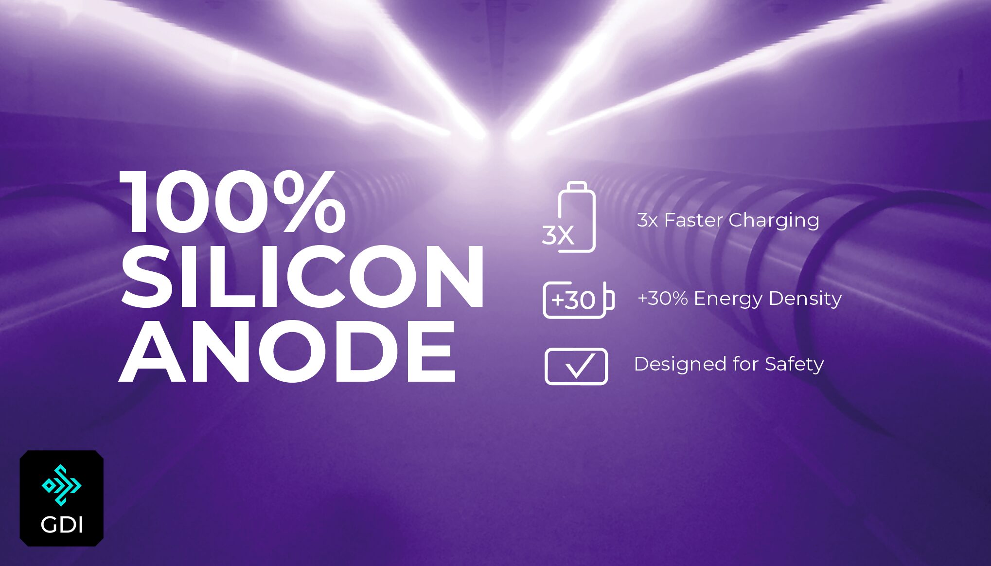 GDI tests world's first fully silicon battery anode