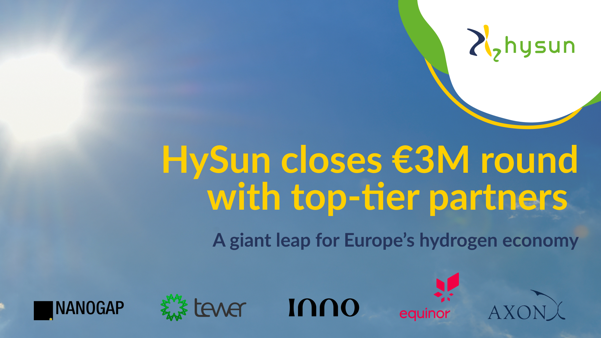 InnoEnergy-backed Hysun Secures €3 Million to Revolutionise Green ...